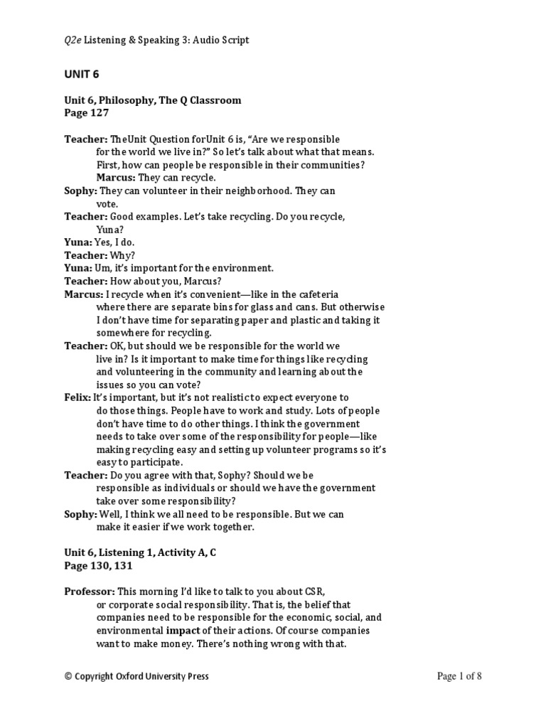 FILE 20210505 115921 Q2e LS3 U06 AudioScript | PDF | Corporate Social Responsibility