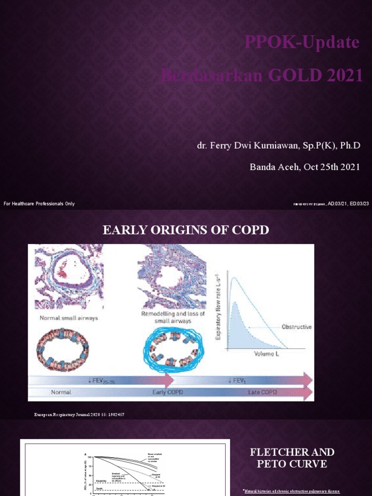 Manajemen PPOK Berdasarkan GOLD 2021-Dr. Ferry, SPP | PDF