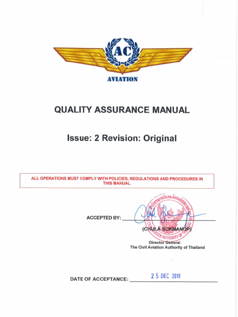 Quality Assurance Manual | PDF | Audit | Business