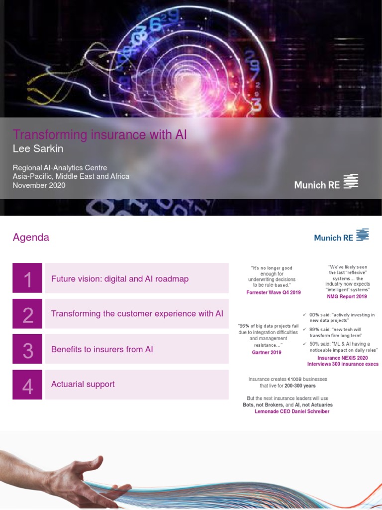 Transforming Insurance With AI: Lee Sarkin | PDF | Analytics ...