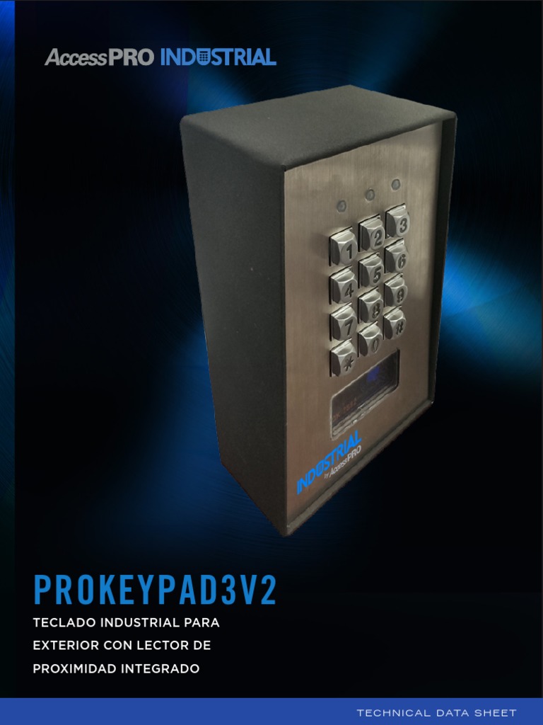 Teclado Industrial PROKEYPAD3V2 | PDF