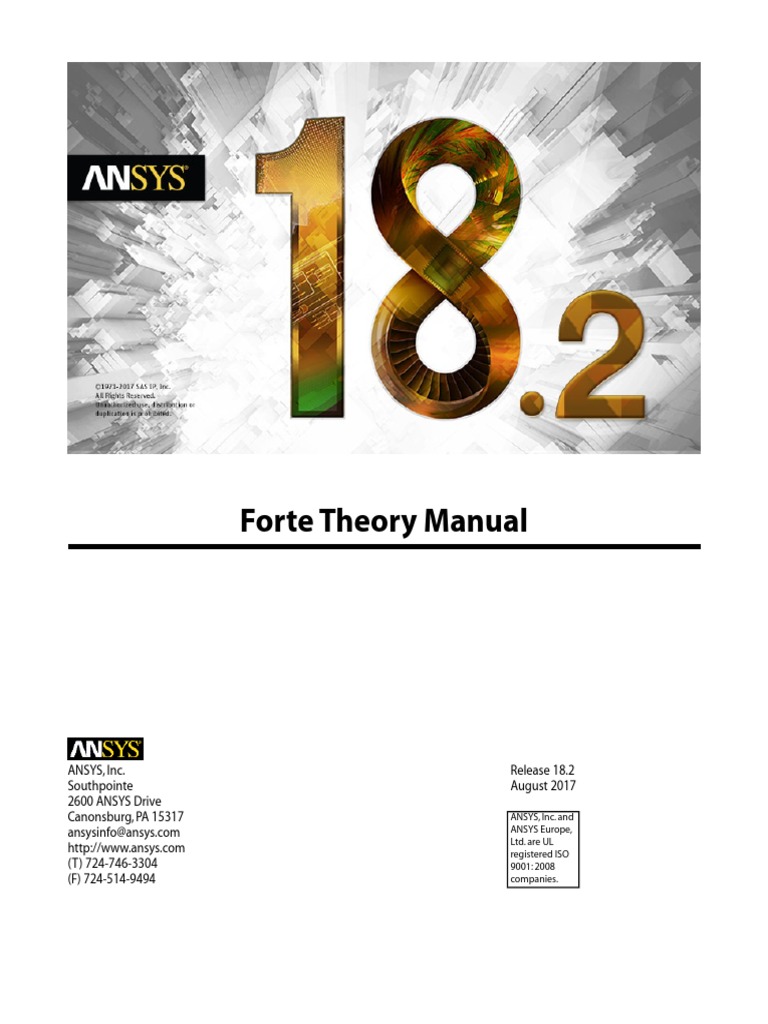 ANSYS Forte Theory Manual 18.2 | PDF | Turbulence | Fluid Dynamics
