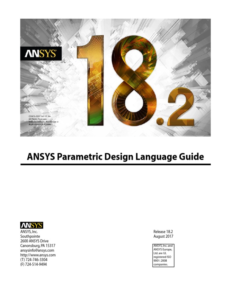 ANSYS Parametric Design Language Guide 18.2 | PDF | Parameter (Computer Programming) | Array ...