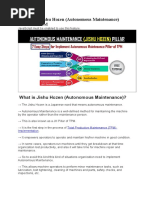 Autonomous Maintenance Standards & Checklist | PDF | Diesel Engine ...