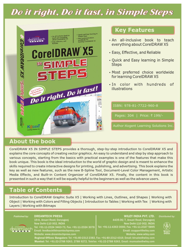 CorelDRAW X5 in Simple Steps | PDF