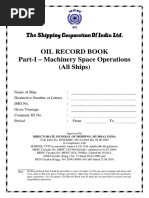Engine Room Log Book (Marpol Annex VI Rec Bok) | PDF | Fuel Oil | Transport