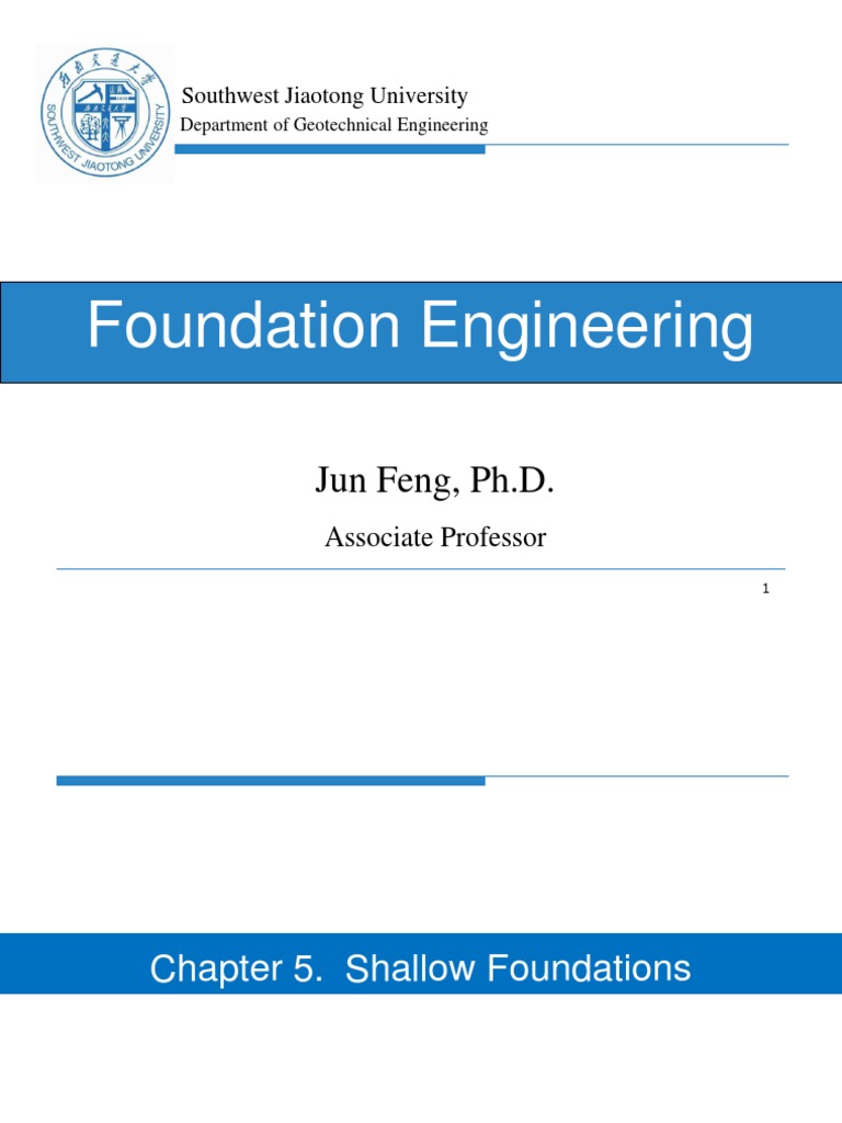 Shallow Foundations: Types and Design | PDF | Foundation (Engineering ...