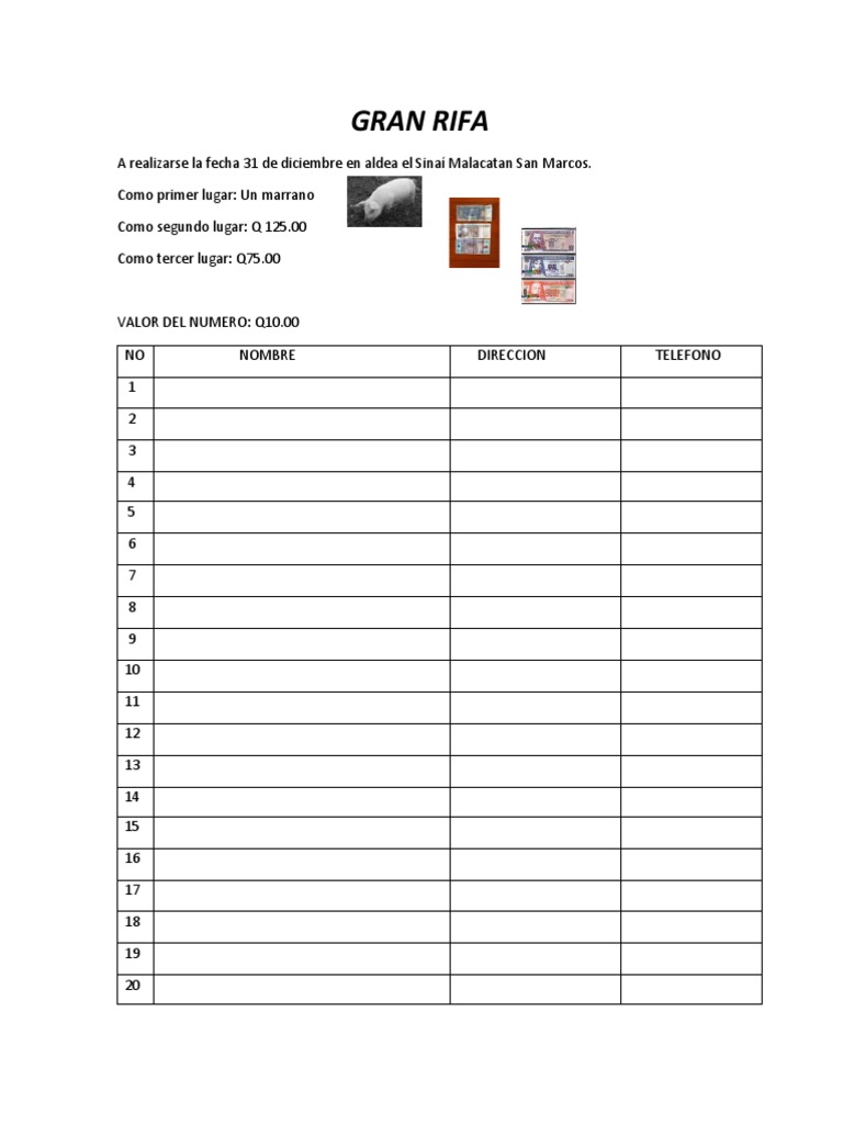 Gran Rifa | PDF