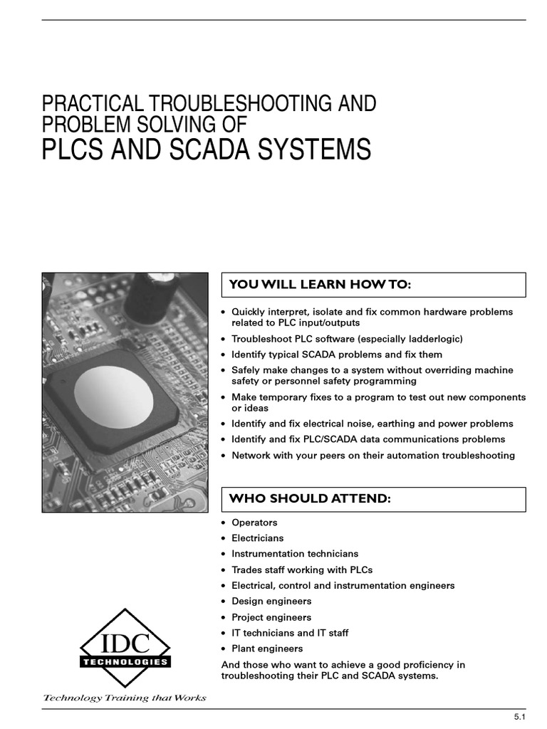 Plcs and Scada Systems: Practical Troubleshooting and Problem Solving ...