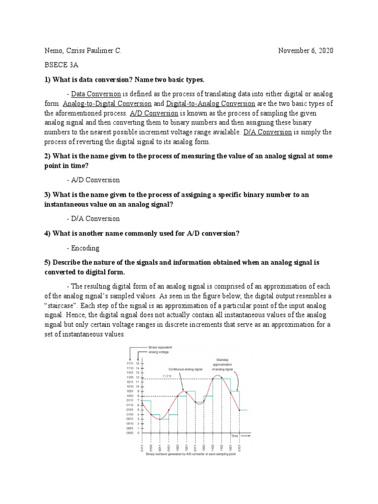 Data Conversion | PDF | Analog To Digital Converter | Digital To Analog ...