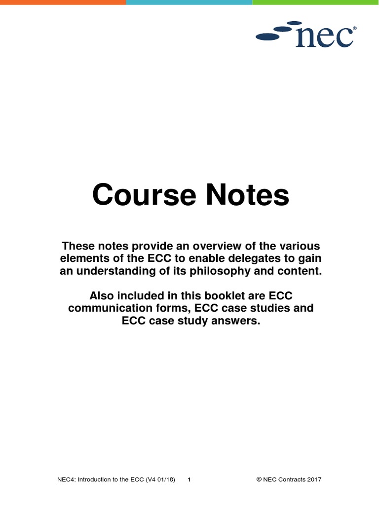 L47506 Intro To ECC Delegate Handbook | PDF | Business | Economies