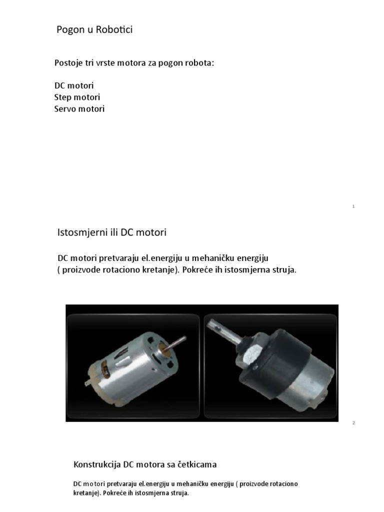 Predavanje Robotika 3 | PDF