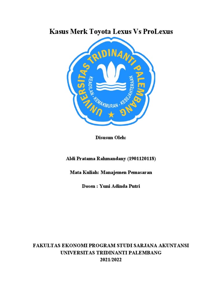 Toyota Lexus Vs ProLexus | PDF | Bisnis | Hukum