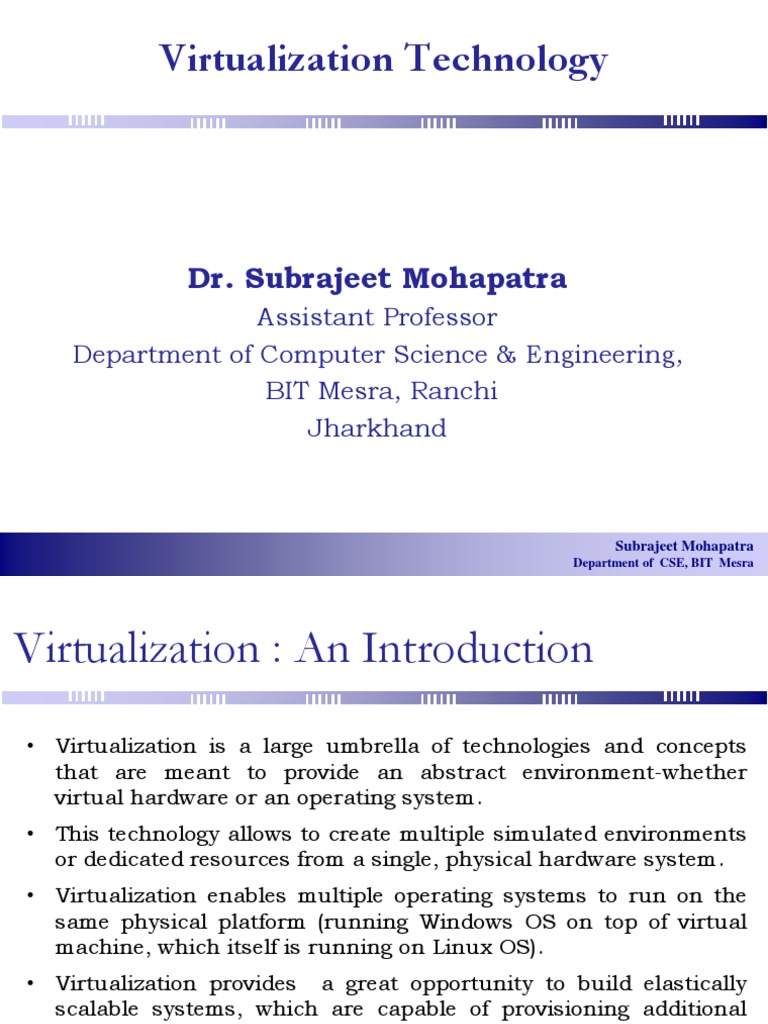 Virtualization Techniques | PDF | Virtualization | Virtual Machine