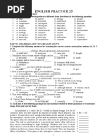 Vocabulary Quiz - Unit 5 Blue | PDF