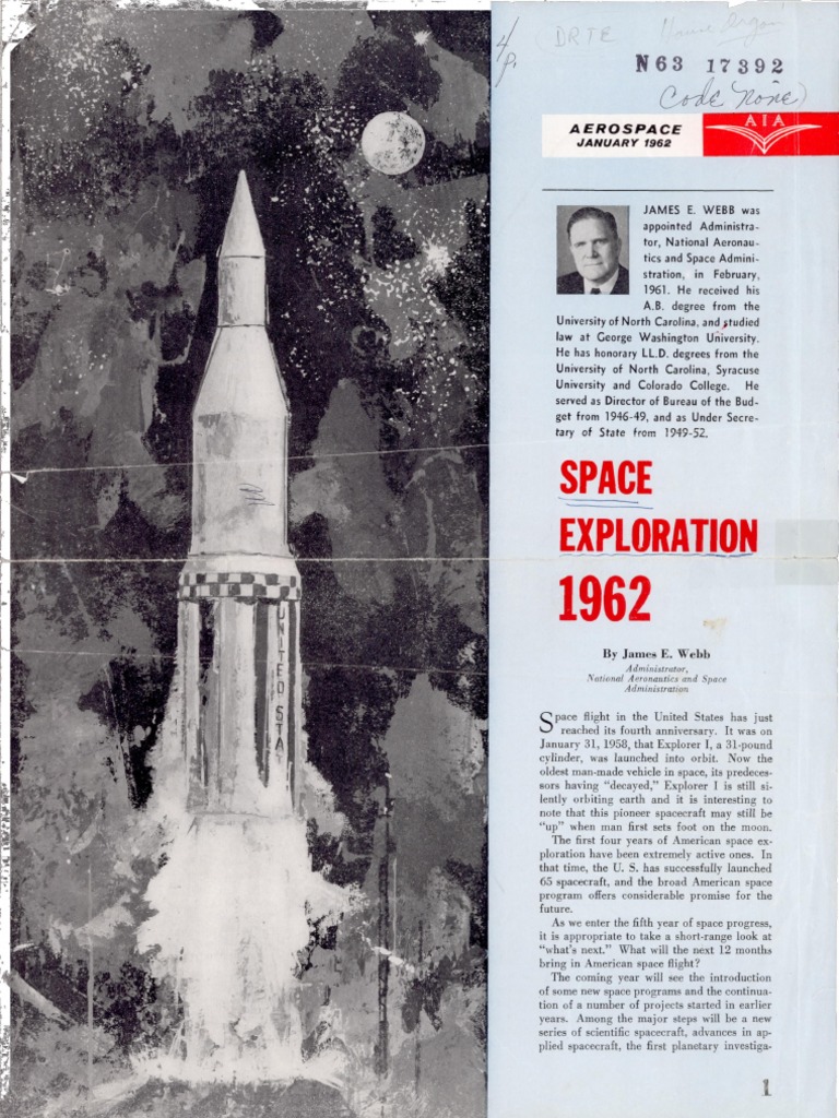Space Exploration 1962 | PDF | Atlas (Rocket Family) | Satellite