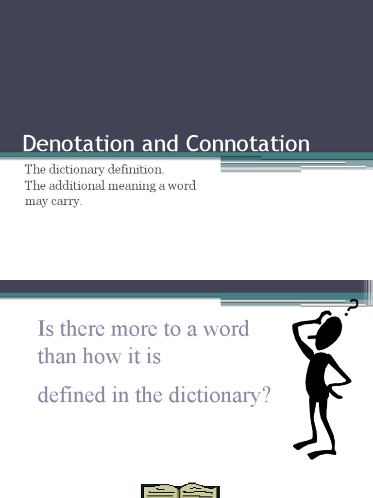Connotation and Denotation | PDF | Poetry | Connotation