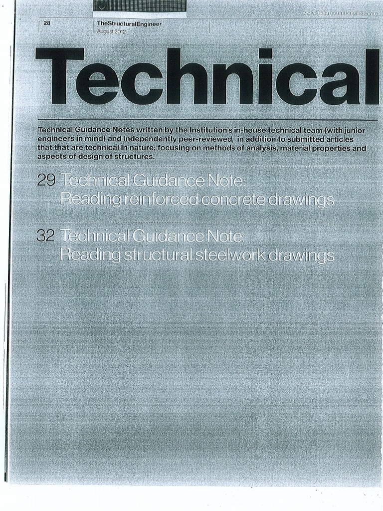 Reading Rebar Drawings | PDF