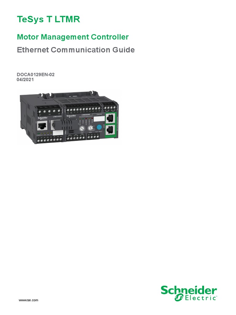 Tesys T LTMR: Ethernet Communication Guide | PDF | Computer Network ...