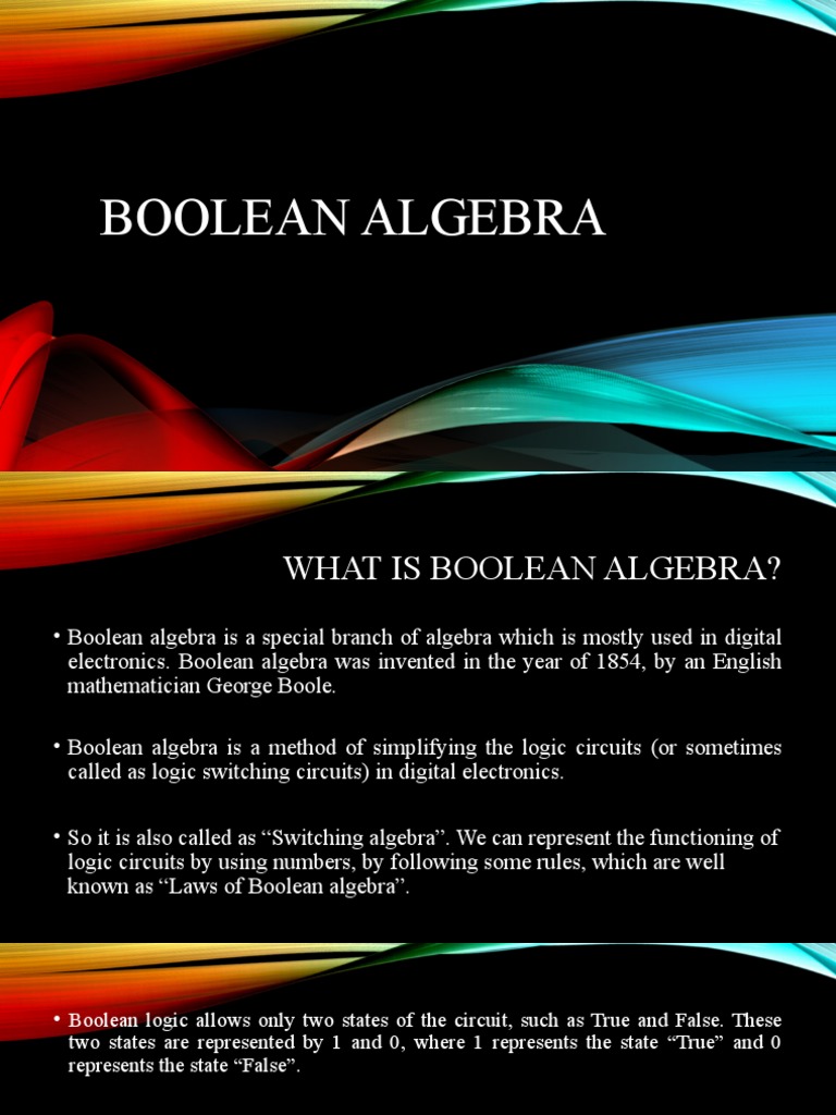 Boolean Algebra | PDF | Teaching Mathematics | Boolean Algebra