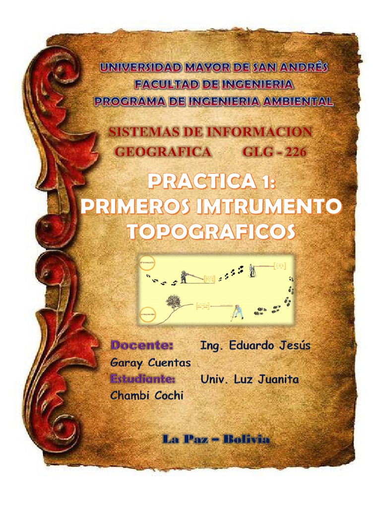 Proyecto de Instrumentos Topograficos | PDF | Agrimensura