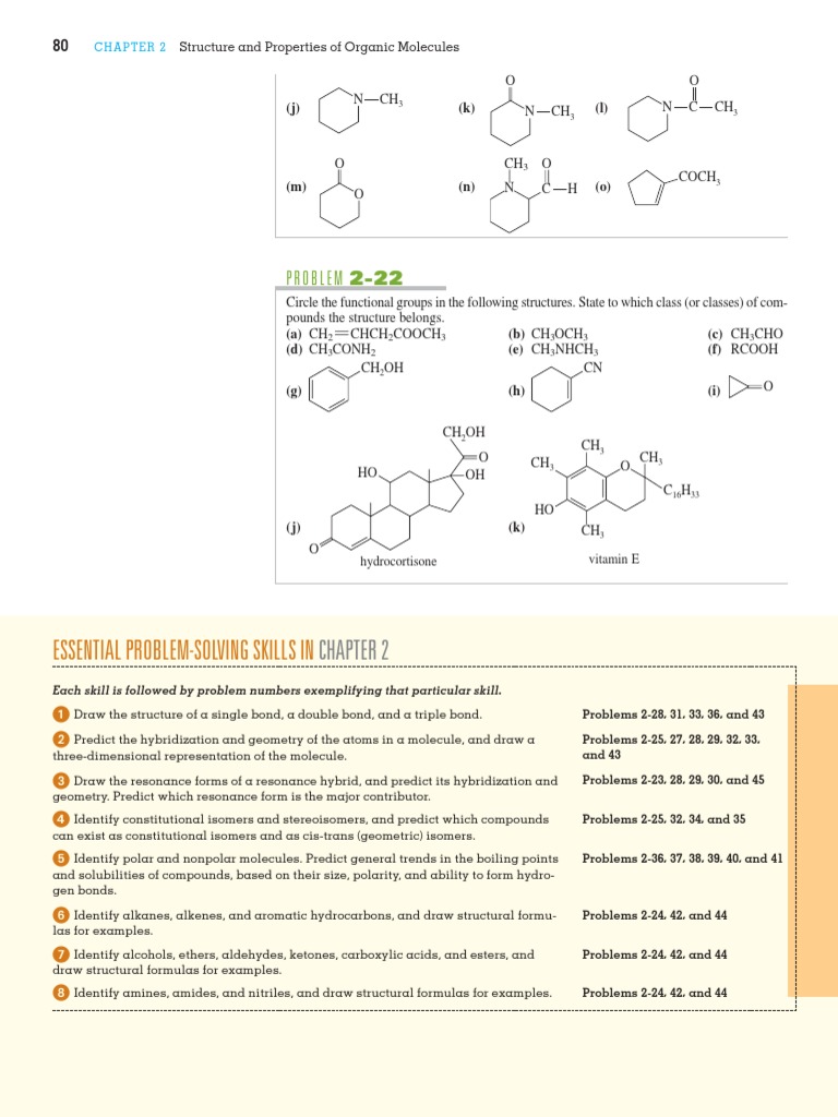 OrgChem I Worksheet (2, Structure and Properties of Molecules) | PDF ...