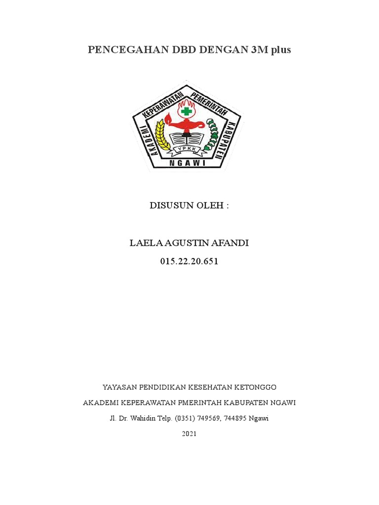 Pencegahan DBD dengan 3M plus | PDF