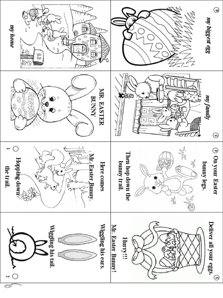Easter Bunny Chant in A Mini Book Activities Promoting Classroom ...