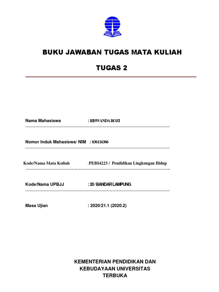 PLH BJT Tugas2 Pebi4223 | PDF | Sains & Matematika