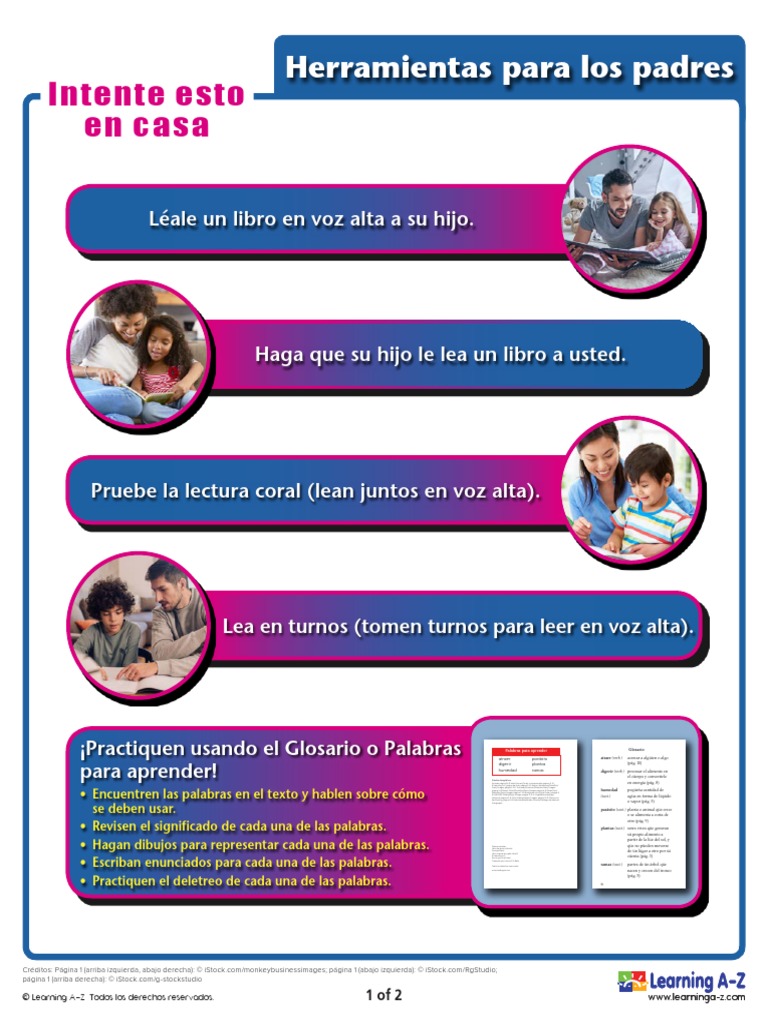 Learninga Z Parent Toolkit Spanish | PDF