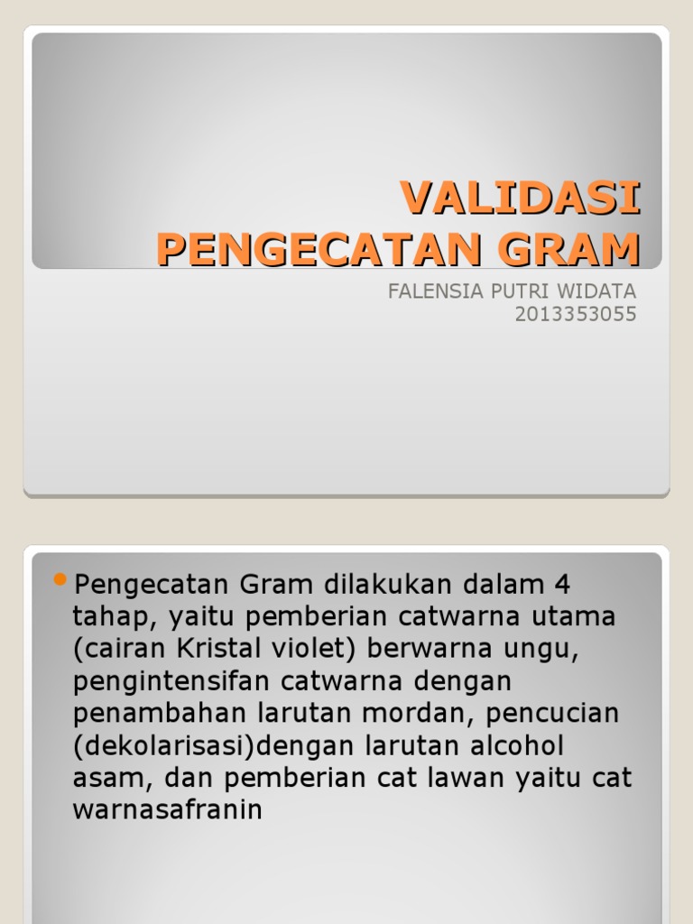 Panduan Lengkap Pengecatan Gram | PDF