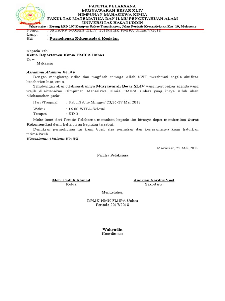 001 Rekomendasi Kejur | PDF