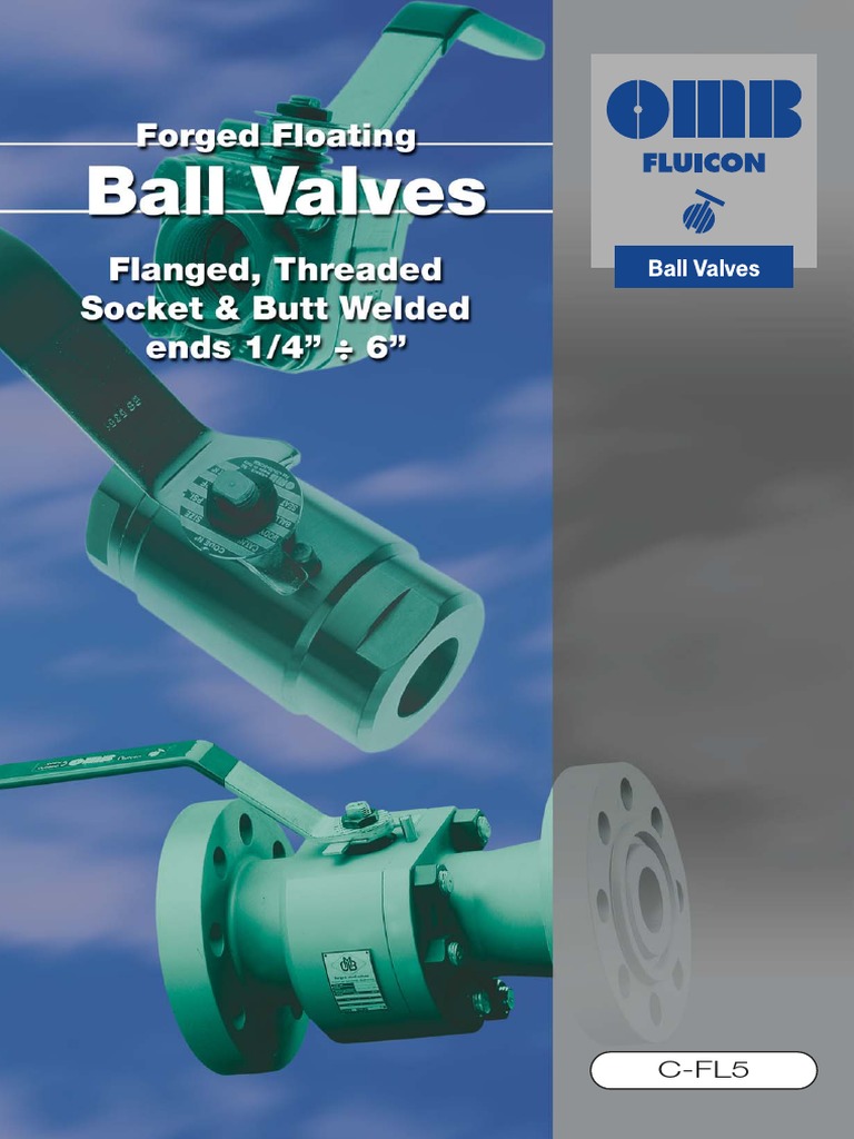 Ball Valves Floating Omb | PDF | Valve | Mechanical Engineering