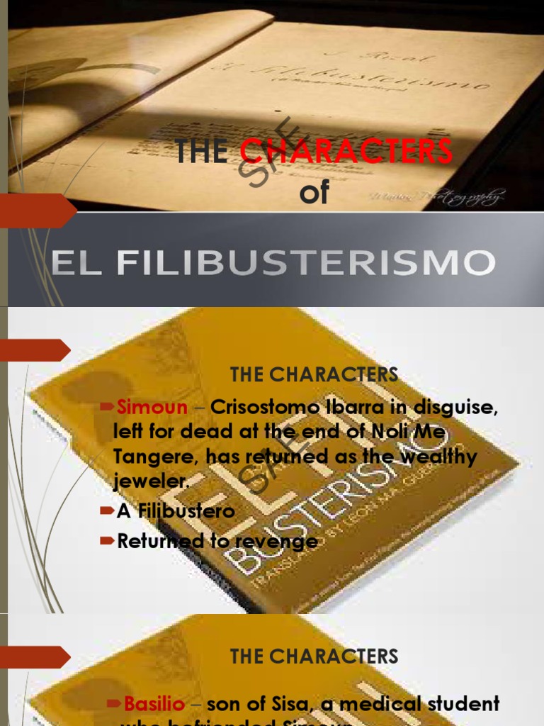 El Filibusterismo Characters Amazon.com: The Reign Of Greed: El