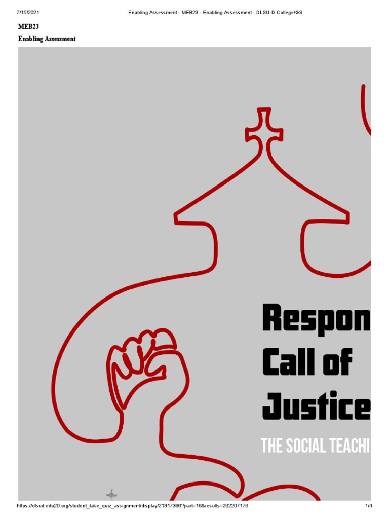 Enabling Assessment - MEB23 - Enabling Assessment - DLSU-D College - GS ...