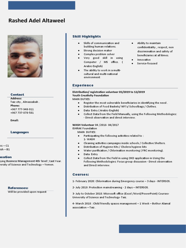 Rashed Adel CV Updated 30082020-1 | PDF