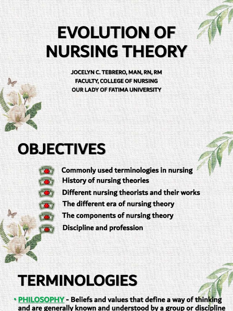 Evolution of Nursing Theory Overview | PDF | Theory | Concept
