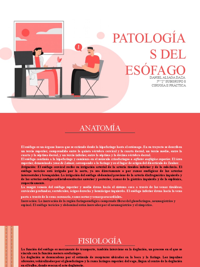 Patologías Del Esófago | PDF | La enfermedad por reflujo ...
