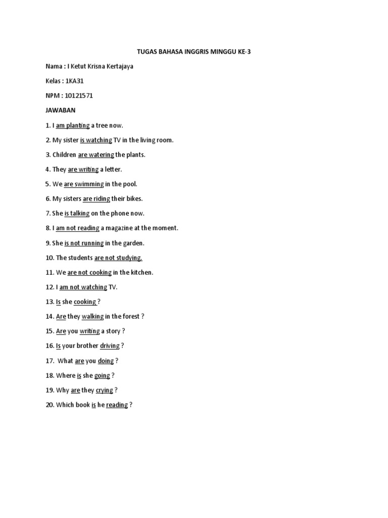 I Ketut Krisna Kertajaya 1ka31 Minggu3 Bing | PDF | Wellness