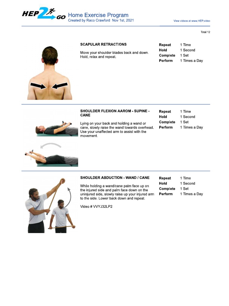Shoulder Stretches (General) | PDF