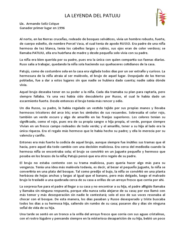 La Leyenda Del Patuju | PDF | Brujería