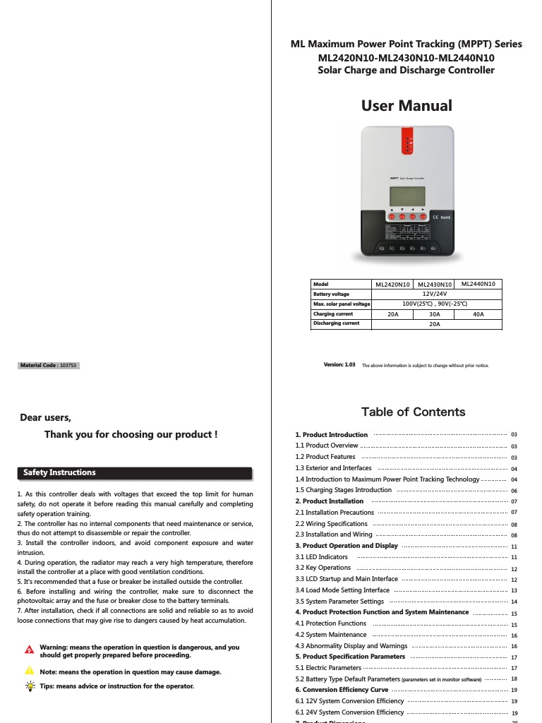 Solar Charge Controller Guide | PDF | Battery Charger | Solar Panel
