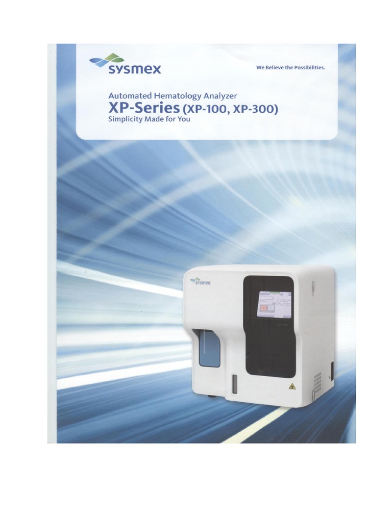 Catalogue Sysmex XP-100 | PDF