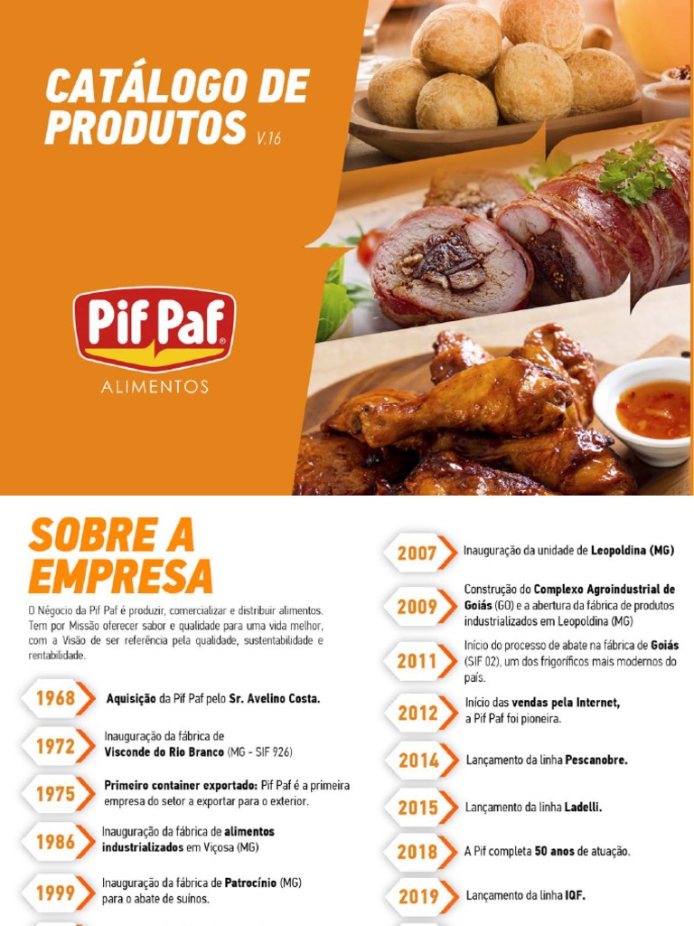 Catálogo Pif Paf WEB | PDF | Embalagem e rotulagem | Queijo