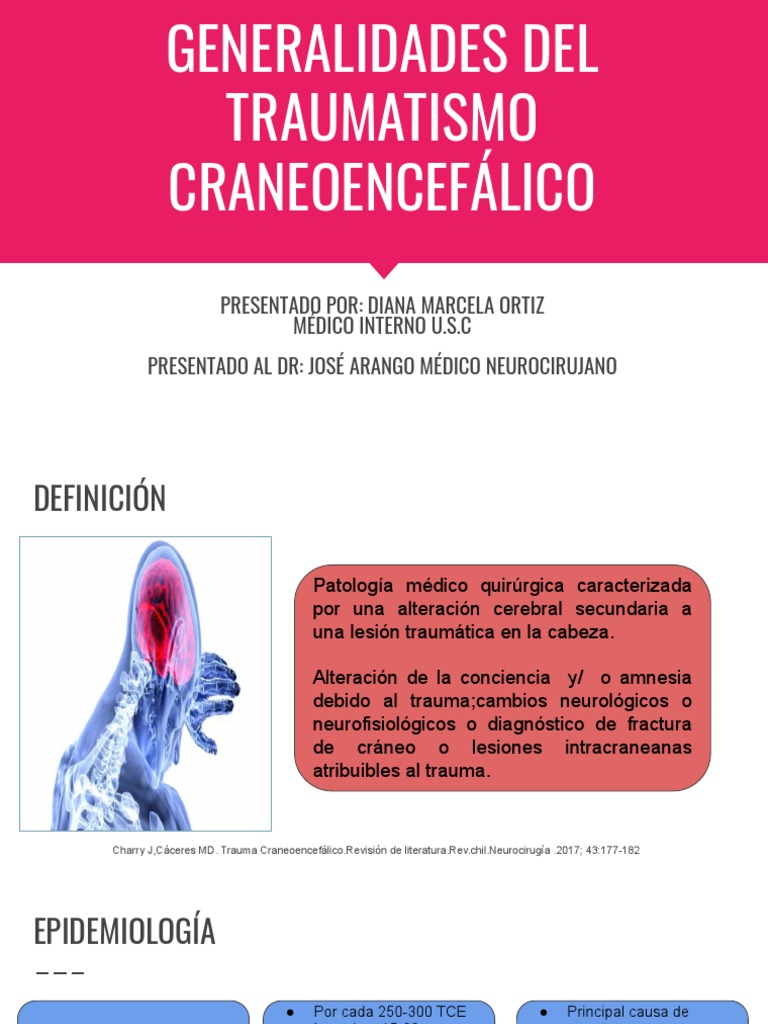 Tce Generalidades | PDF | Medicina | Enfermedades y trastornos