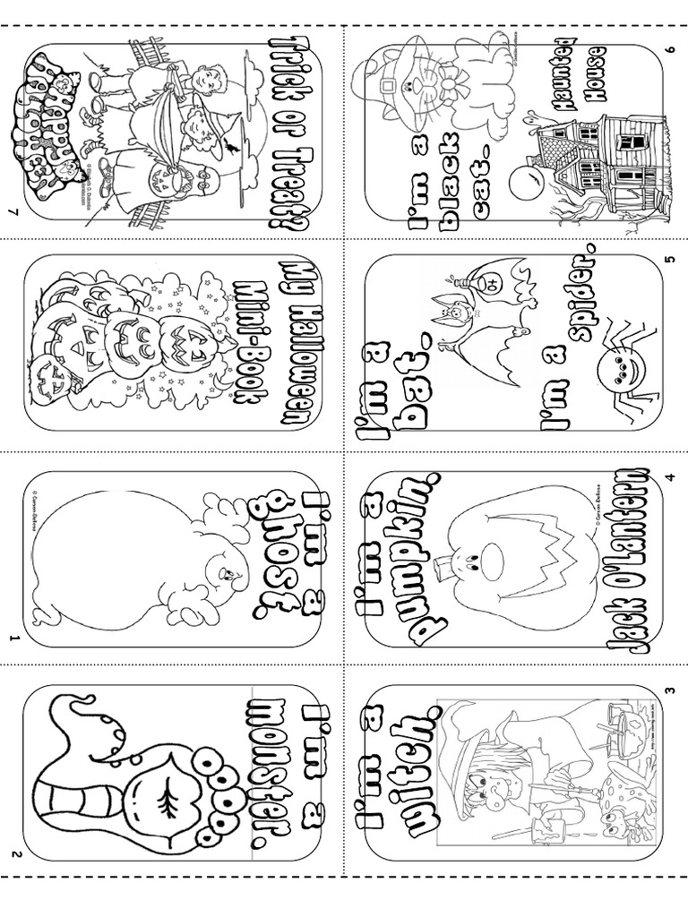 My Halloween Mini-Book | PDF