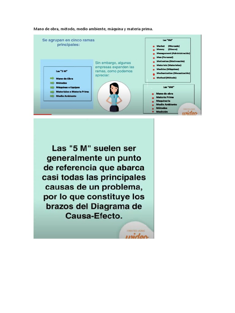 Las 5 M | PDF