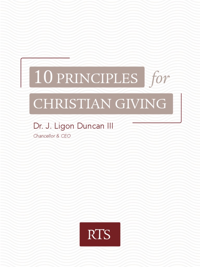 10 Principles of Christian Giving | PDF | Paul The Apostle | Jesus