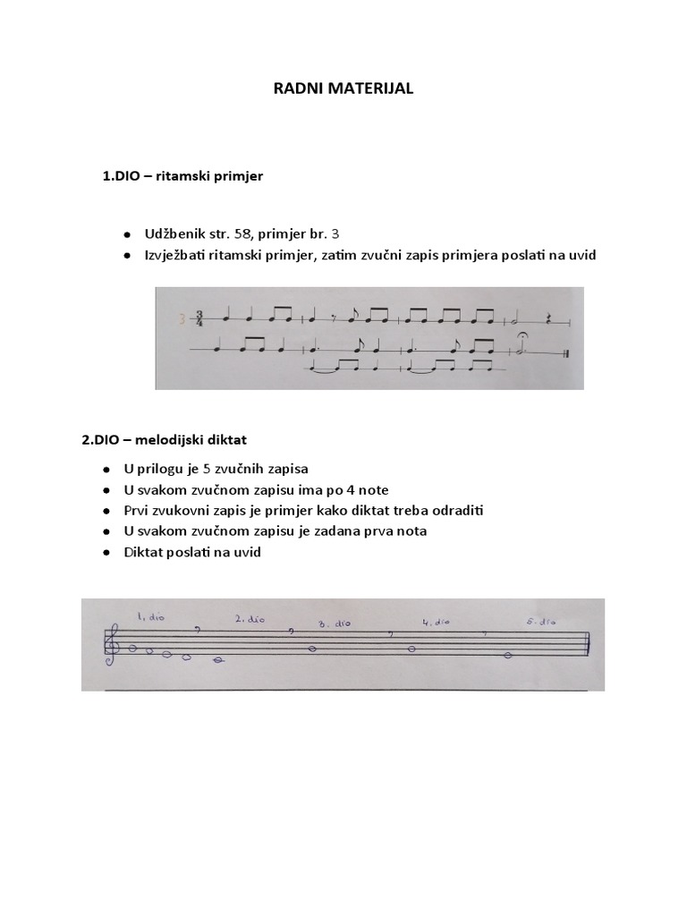 Solfeggio 1. Raz | PDF