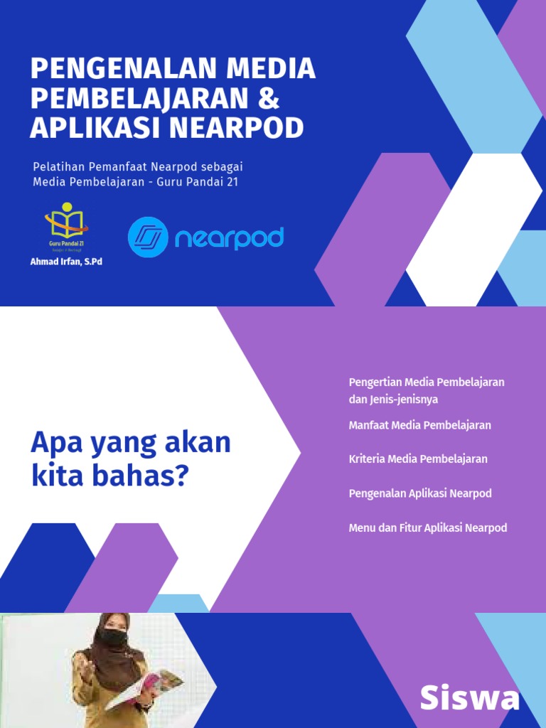 Materi 1 - Pengenalan Media Pembelajaran Dan Aplikasi Nearpod | PDF